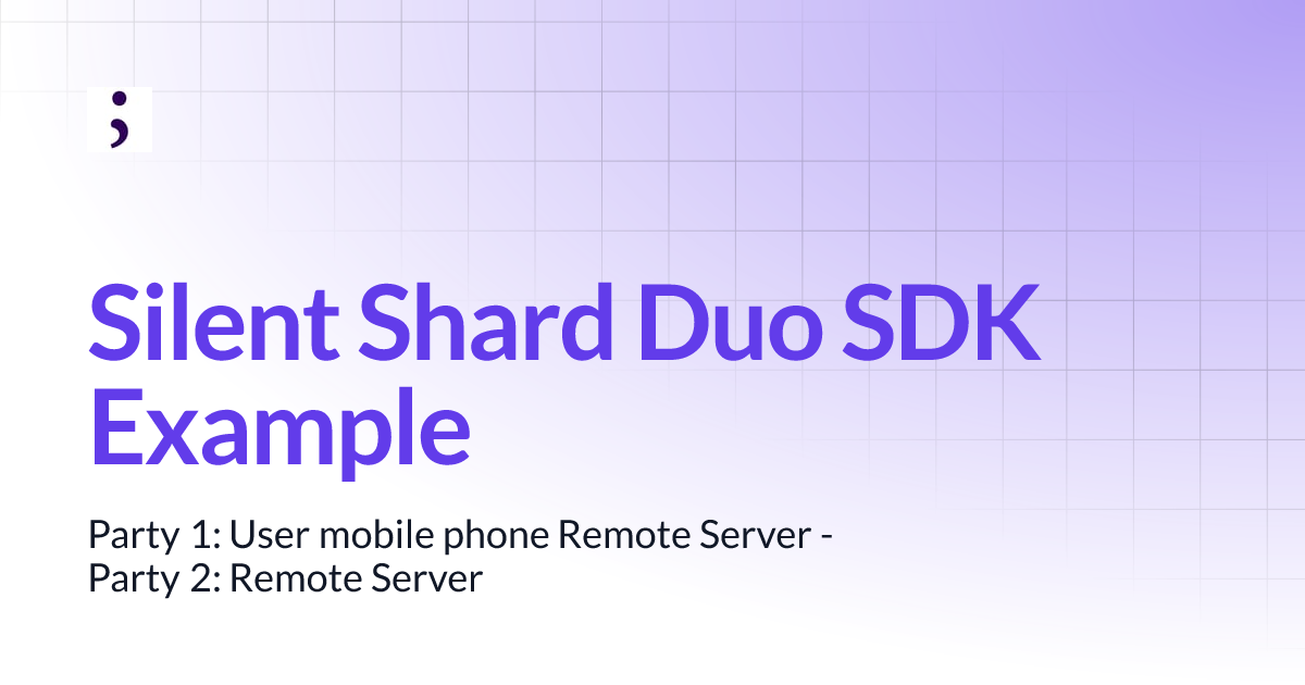 Silent Shard Duo SDK Example | Silent Shard Duo SDK